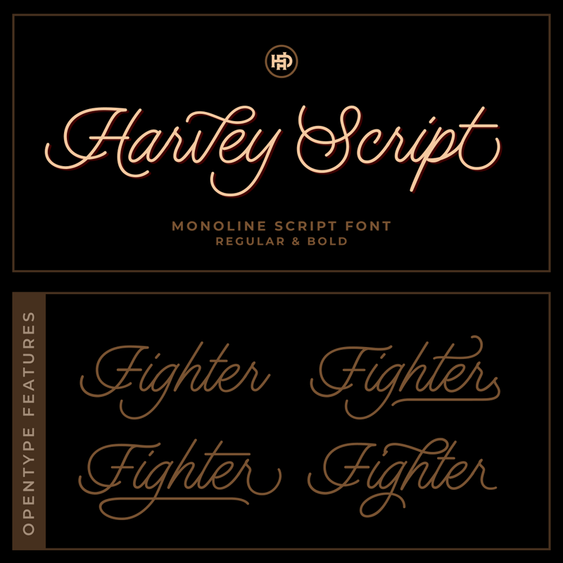 Download Harvey Script font | fontsme.com