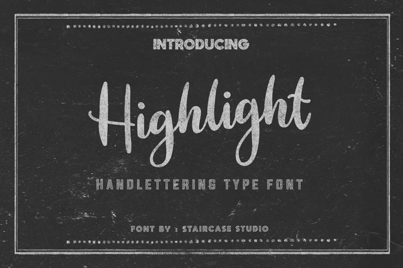 Download Highlight font | fontsme.com