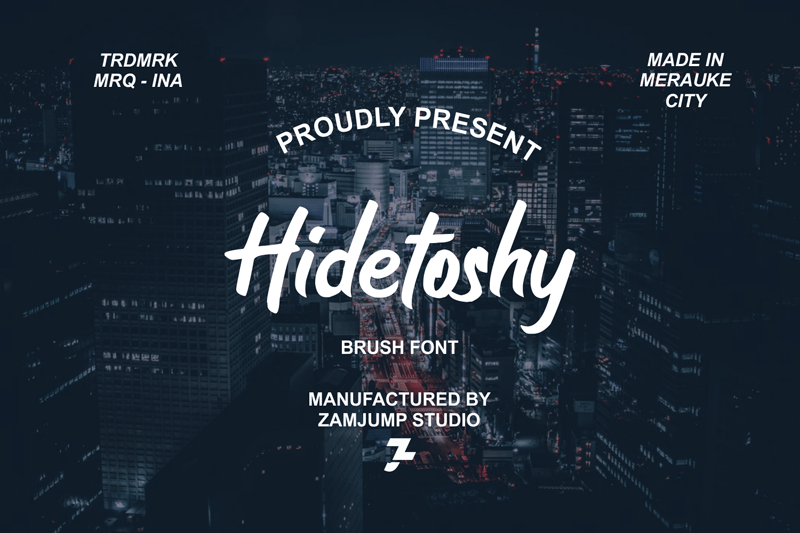 Download Hidetoshy font | fontsme.com