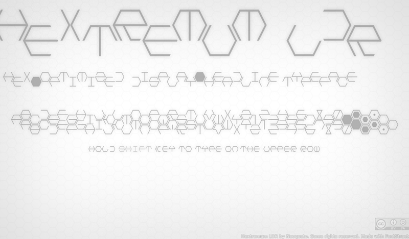 Download Hextremum LDR font | fontsme.com
