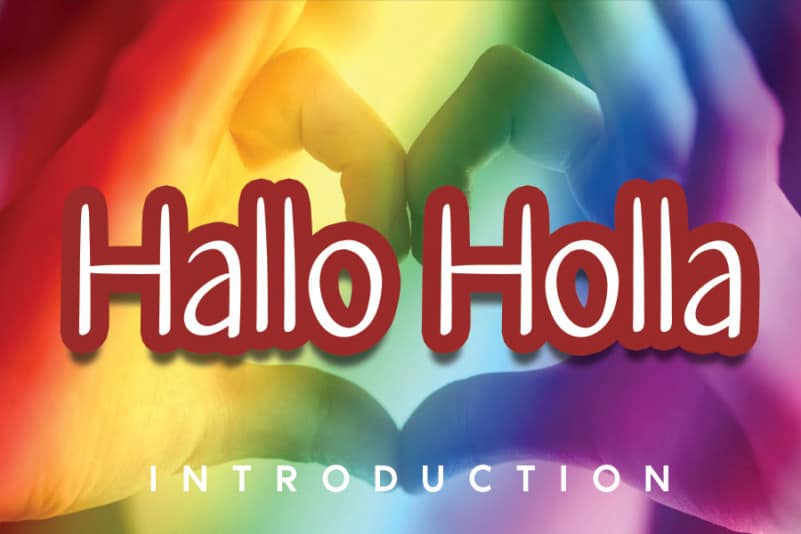 Download Hallo Holla font | fontsme.com