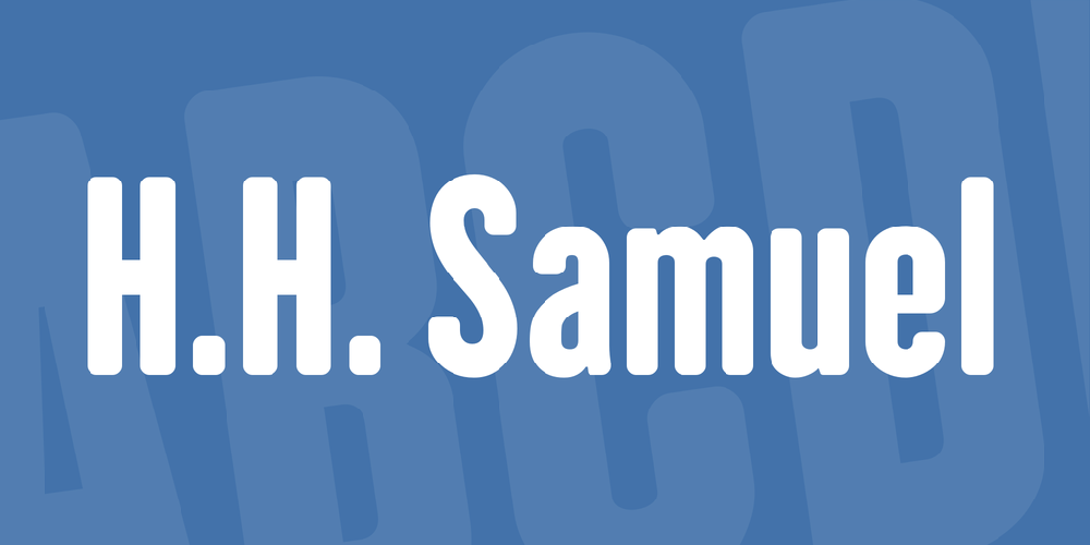 Download H.H. Samuel font | fontsme.com