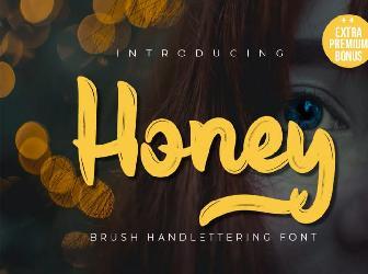 Download 47 free honey fonts | fontsme.com