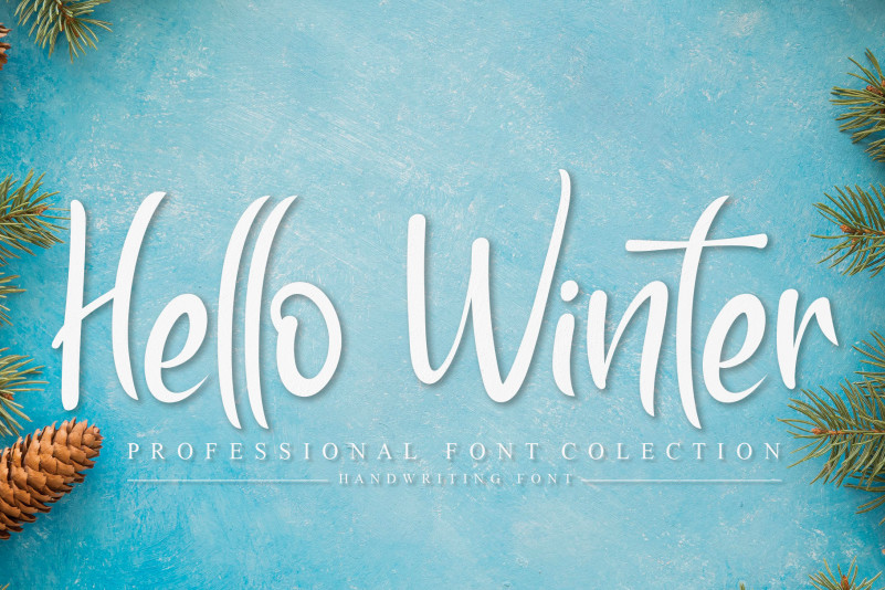 Download Hello Winter font | fontsme.com
