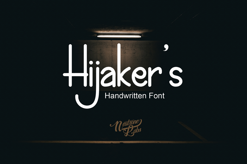 Download Hijaker's font | fontsme.com