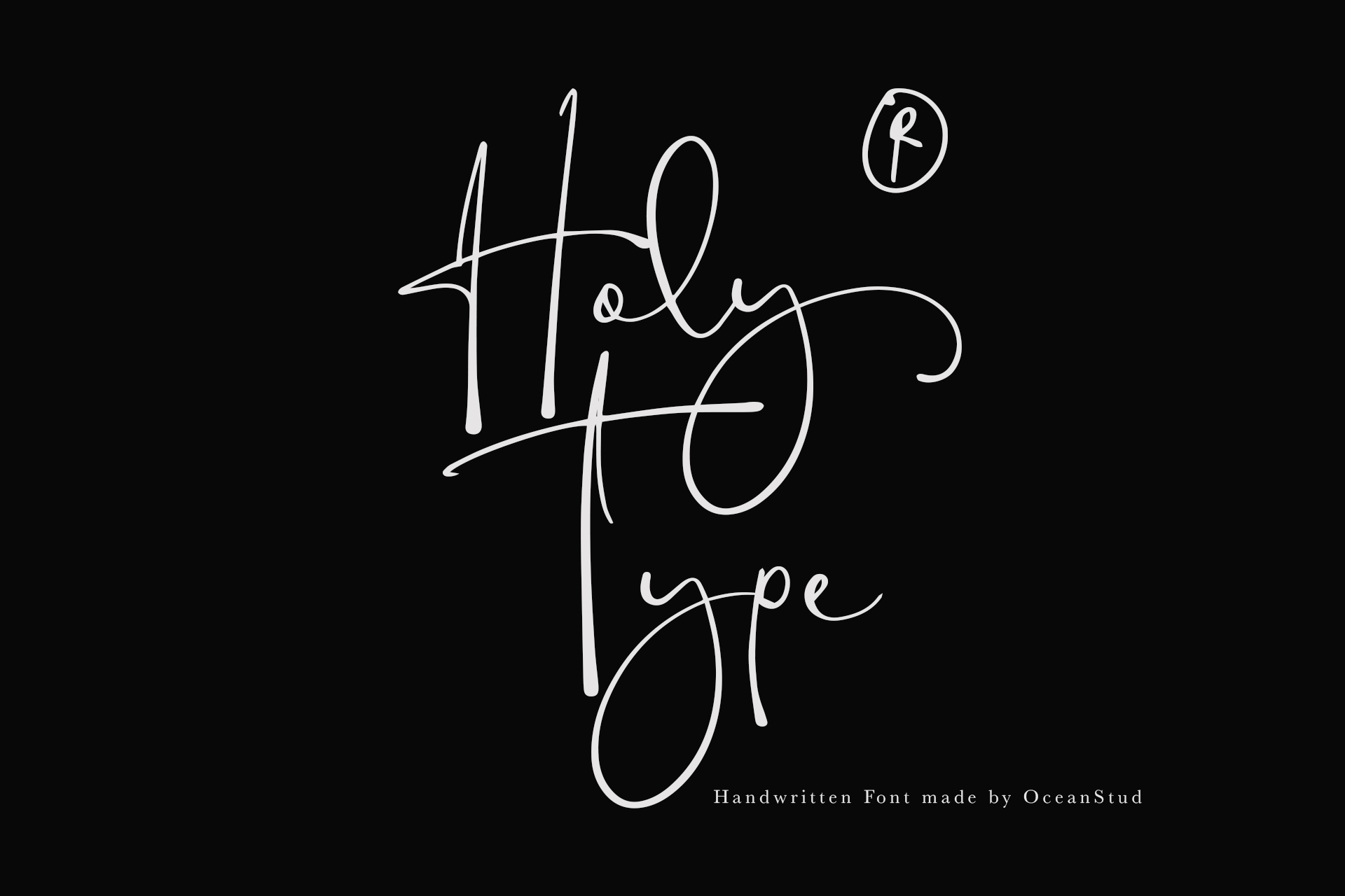 Download Holy Type font | fontsme.com