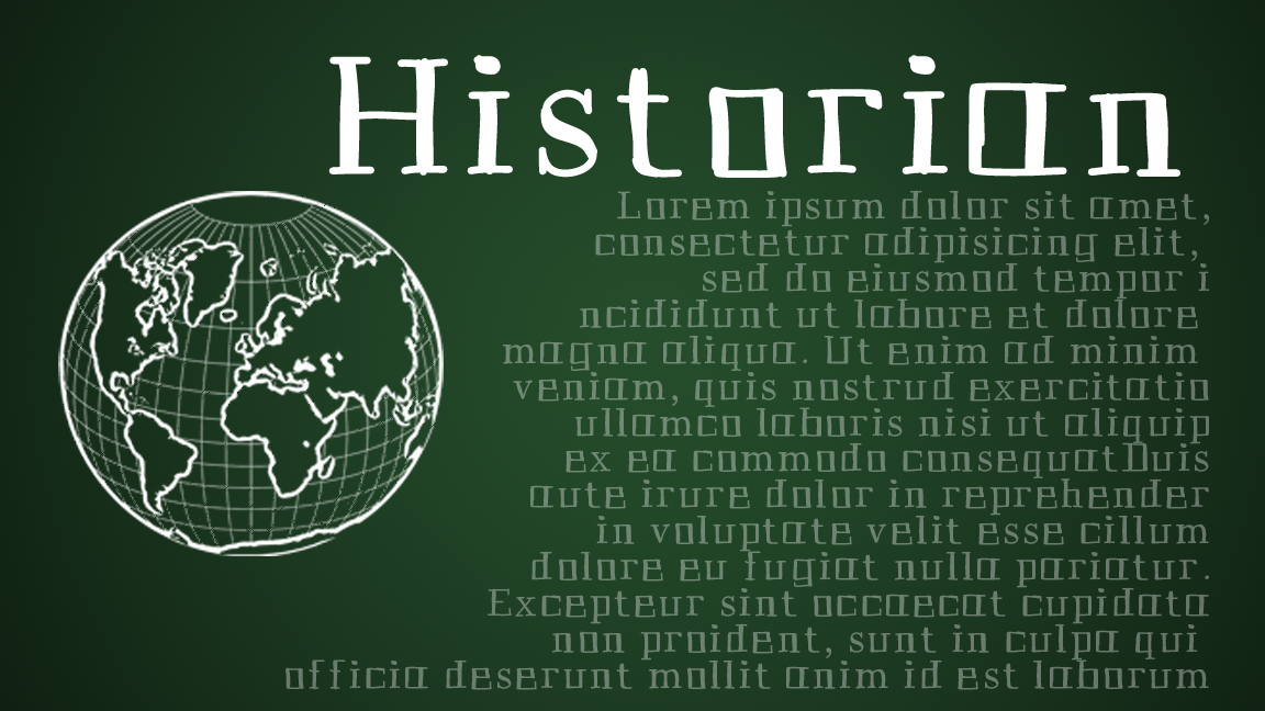 Download Historian font | fontsme.com