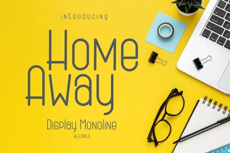 Download Home Away font | fontsme.com