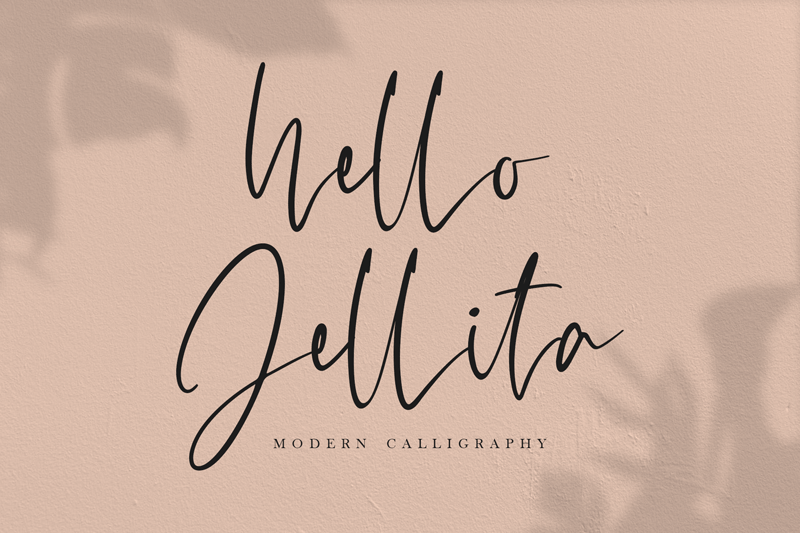 Download hello Jellita font | fontsme.com