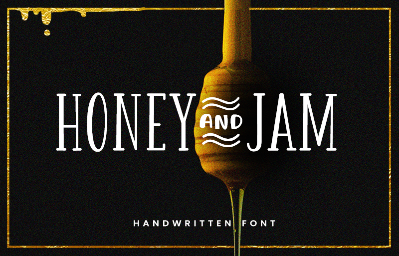 Download HONEY and JAM fancy font | fontsme.com