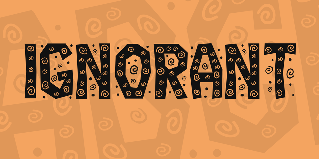 Download Ignorant font | fontsme.com