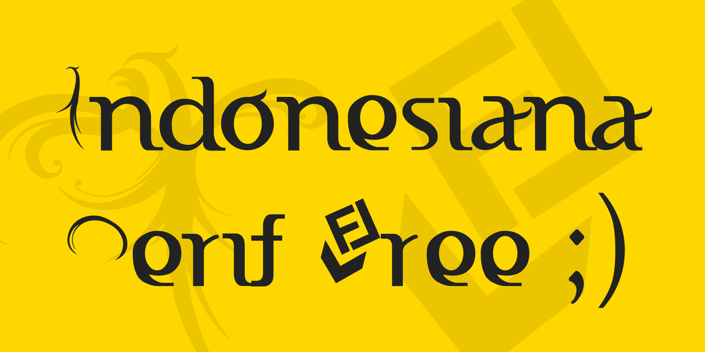 Download Indonesiana Serif Free ;) font | fontsme.com