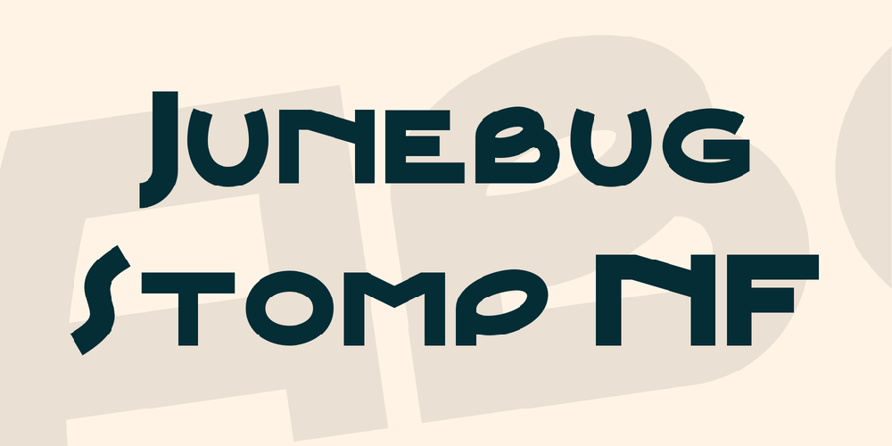Download Junebug Stomp NF font | fontsme.com