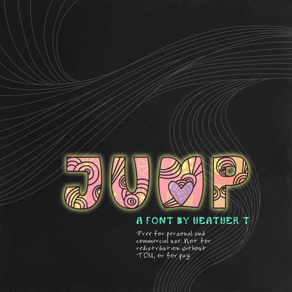 Download Jump font | fontsme.com