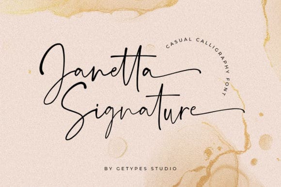 Download Janetta Signature font | fontsme.com