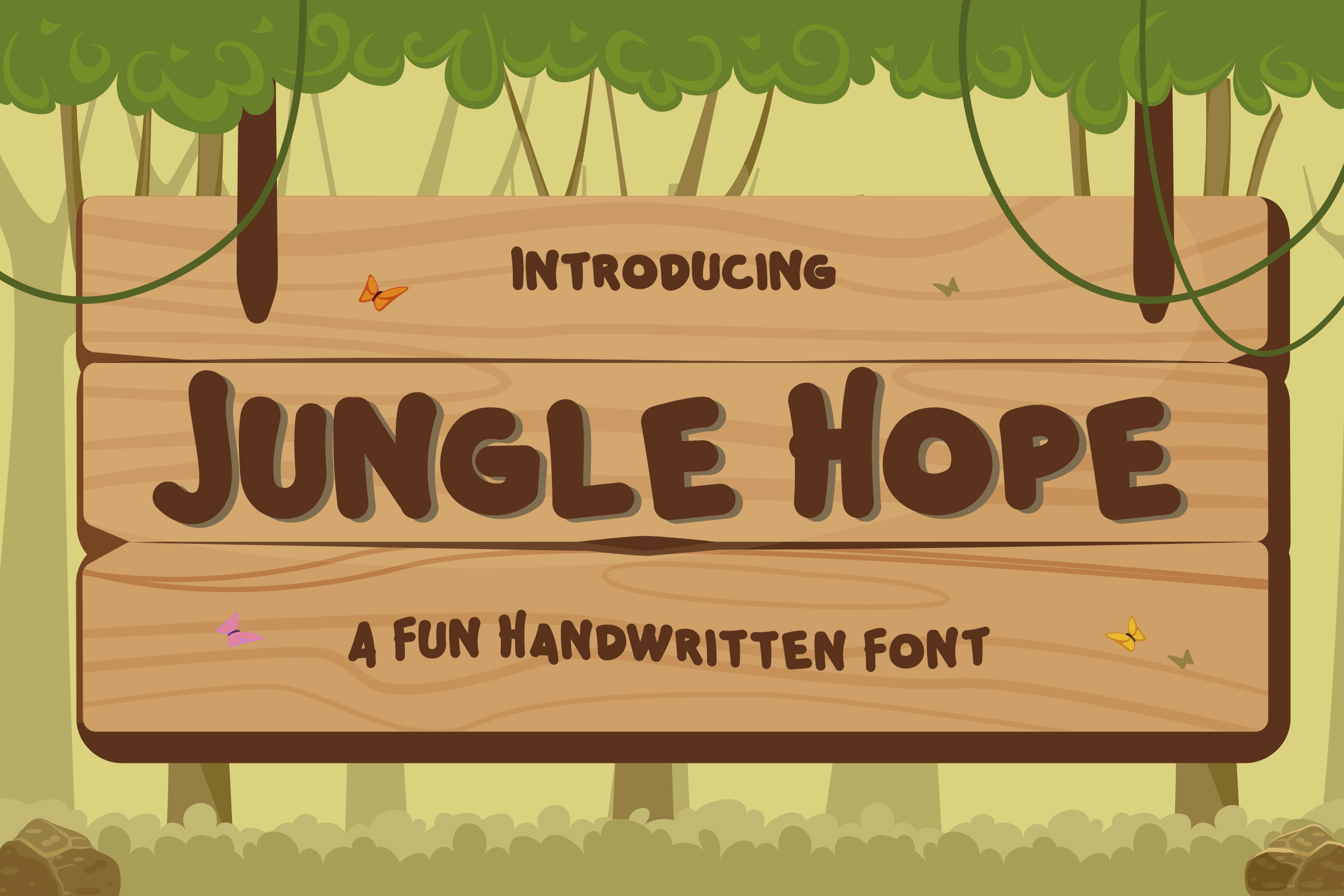 Download Jungle Hope font | fontsme.com
