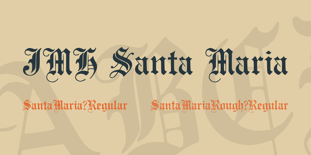 Download JMH Santa Maria font | fontsme.com