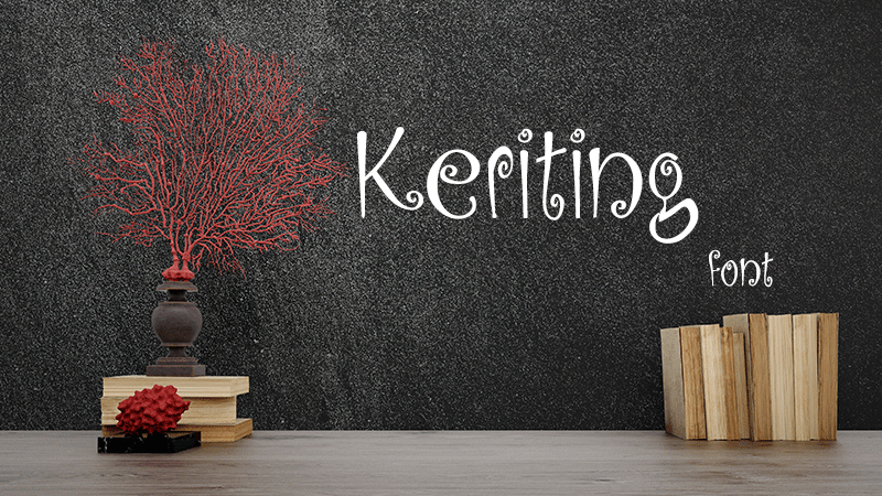 Download Keriting font | fontsme.com