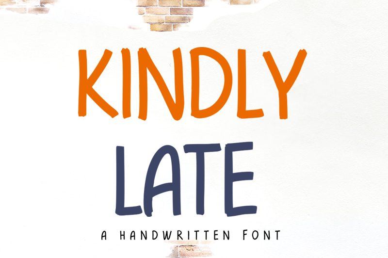 Download kindly late font | fontsme.com
