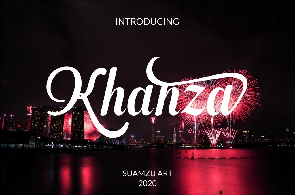 Download Khanza font | fontsme.com