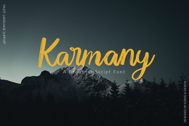 Download Karmany font | fontsme.com