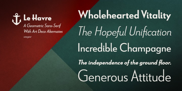 Download Le Havre 2 font | fontsme.com