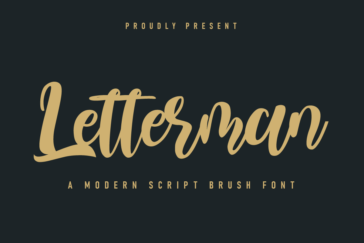 Download Letterman Demo font | fontsme.com