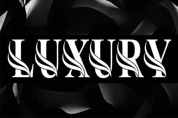 Download LUXURY font | fontsme.com