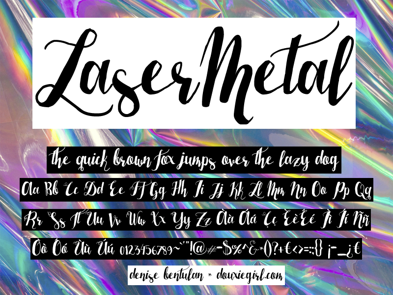 Download Laser Metal font | fontsme.com