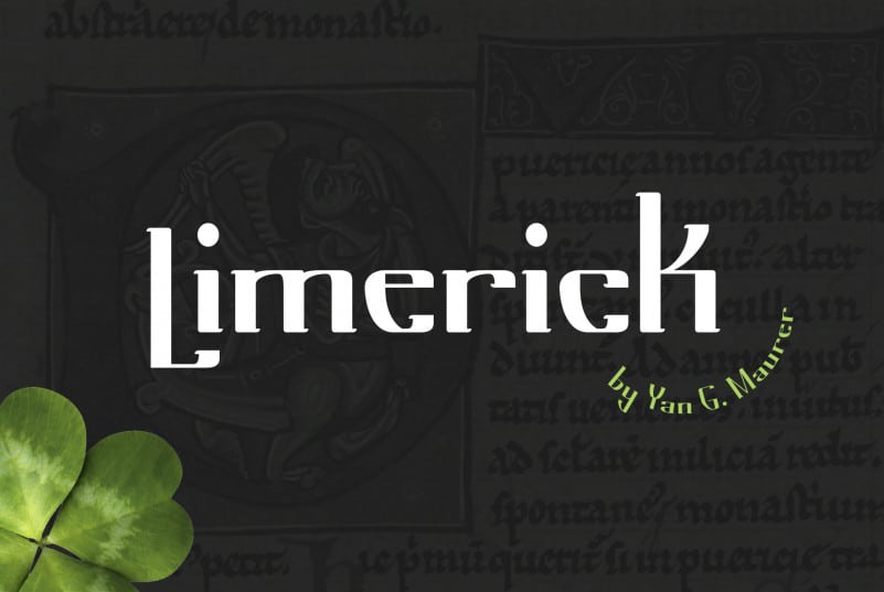 Download Limerick font | fontsme.com