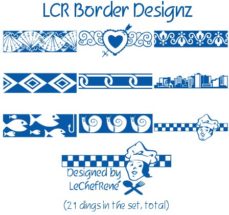Download LCR Border Designz font | fontsme.com