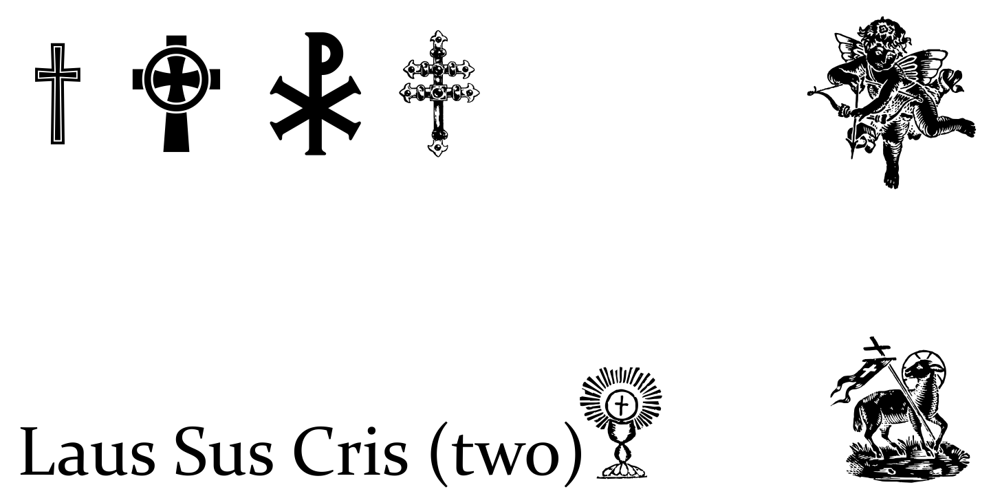 Download Laus Sus Cris Two font | fontsme.com