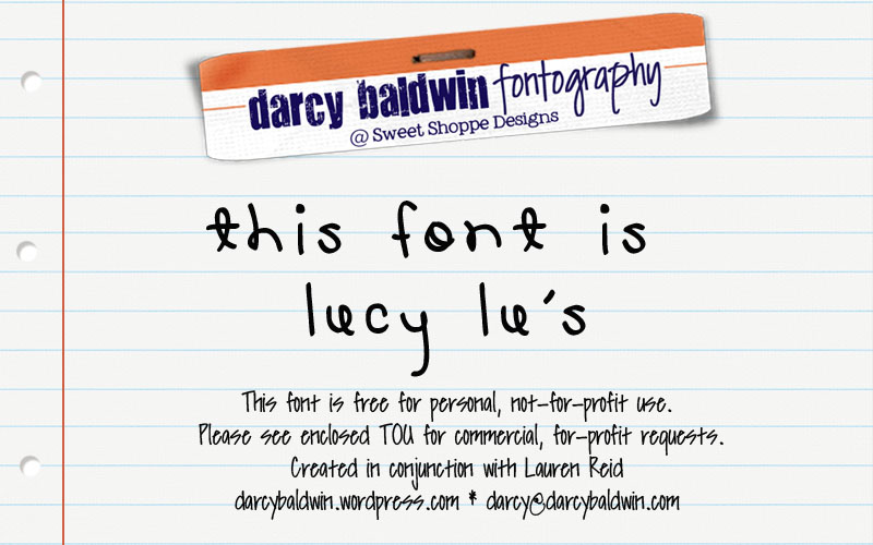 Download Lucy Lu font | fontsme.com