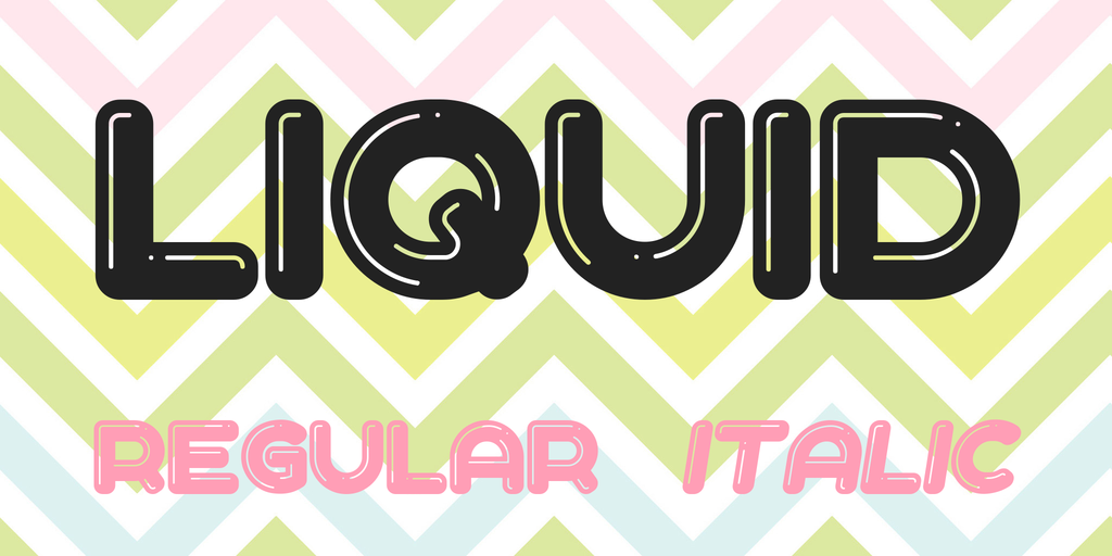 Download Liquid font | fontsme.com