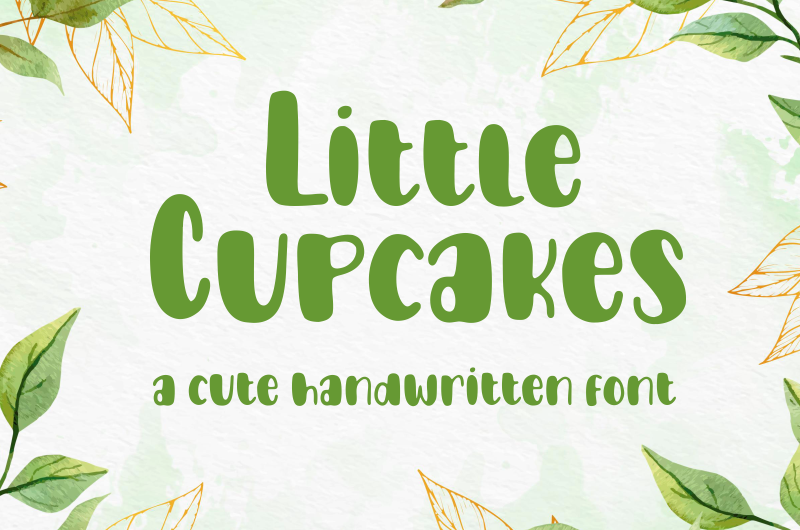 Download Little Cupcakes font | fontsme.com