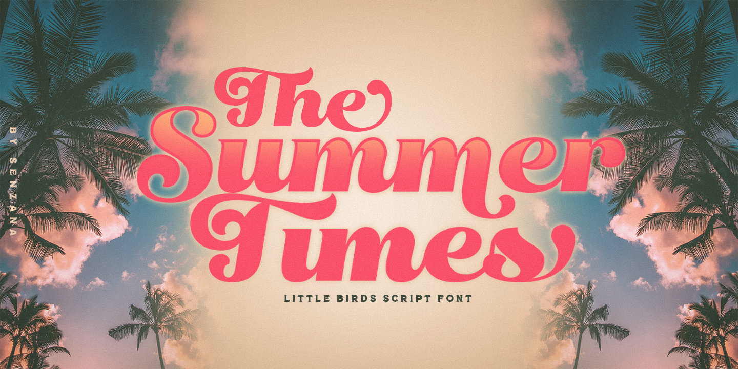 Download Little Birds font | fontsme.com