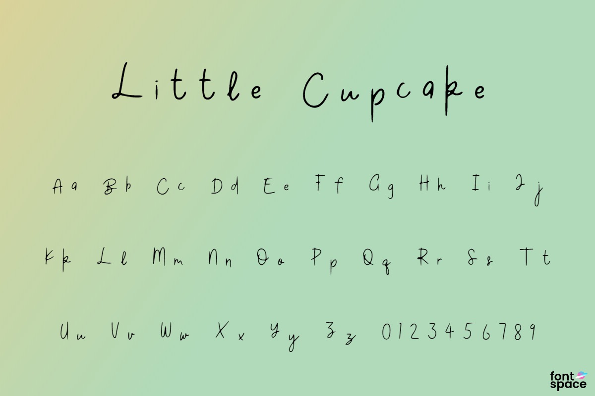 Download Little Cupcake font | fontsme.com
