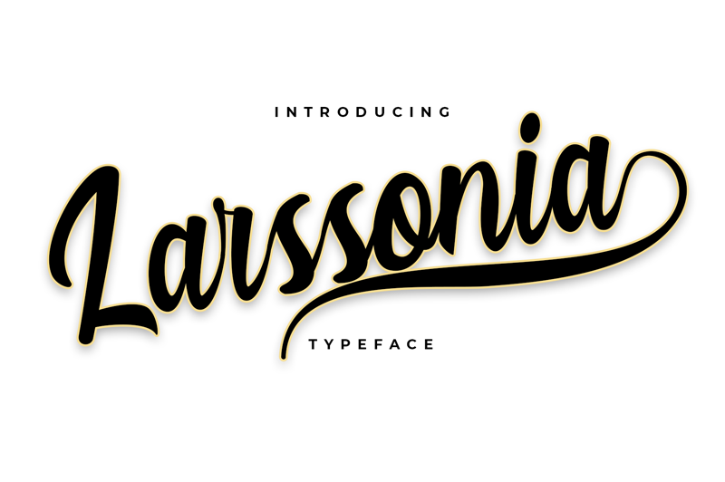 Download Larssonia Script font | fontsme.com