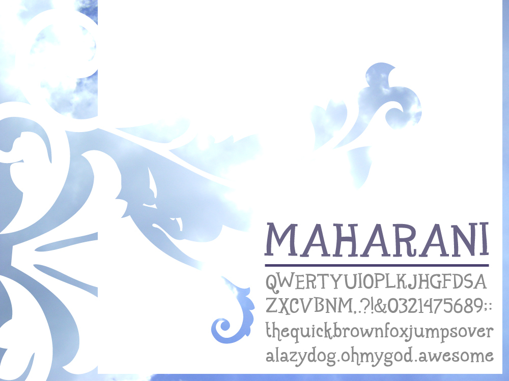 Download Maharani font | fontsme.com