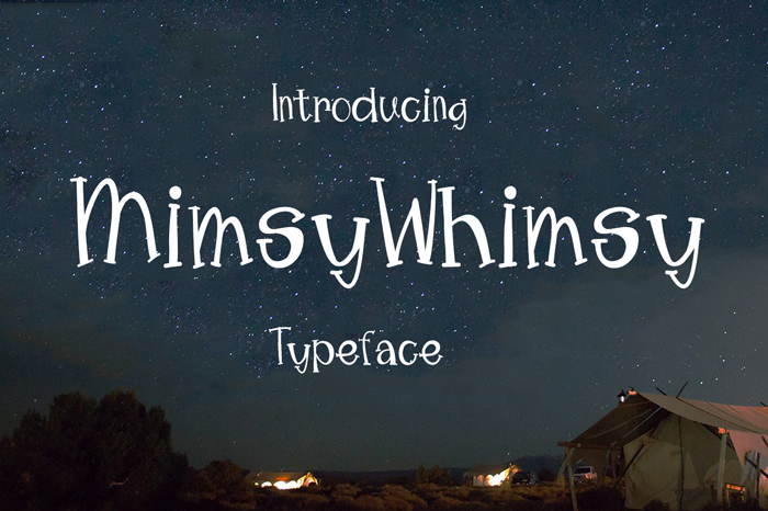 Download Mimsy Whimsy font | fontsme.com