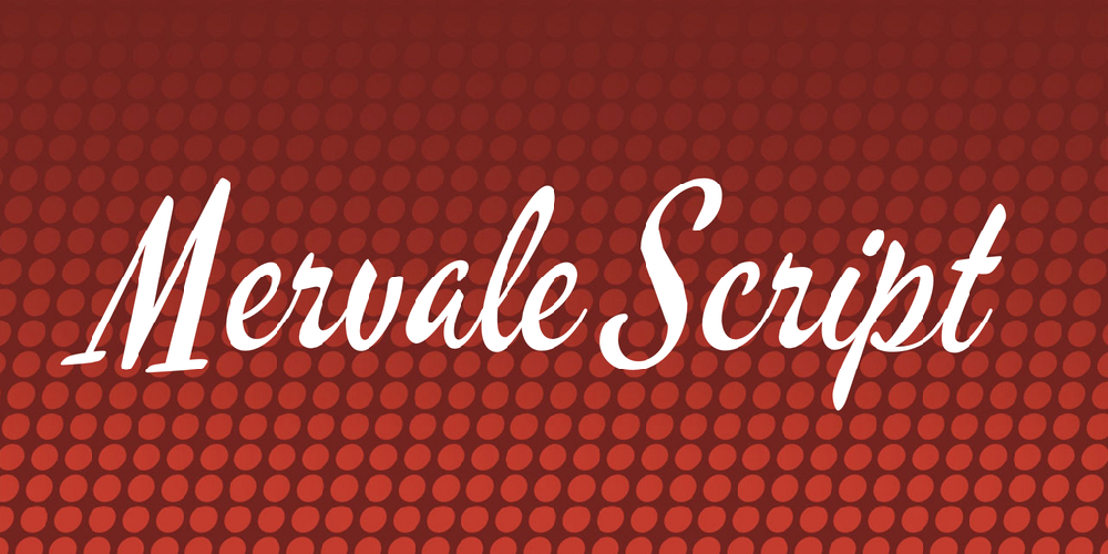 Download Mervale Script font | fontsme.com