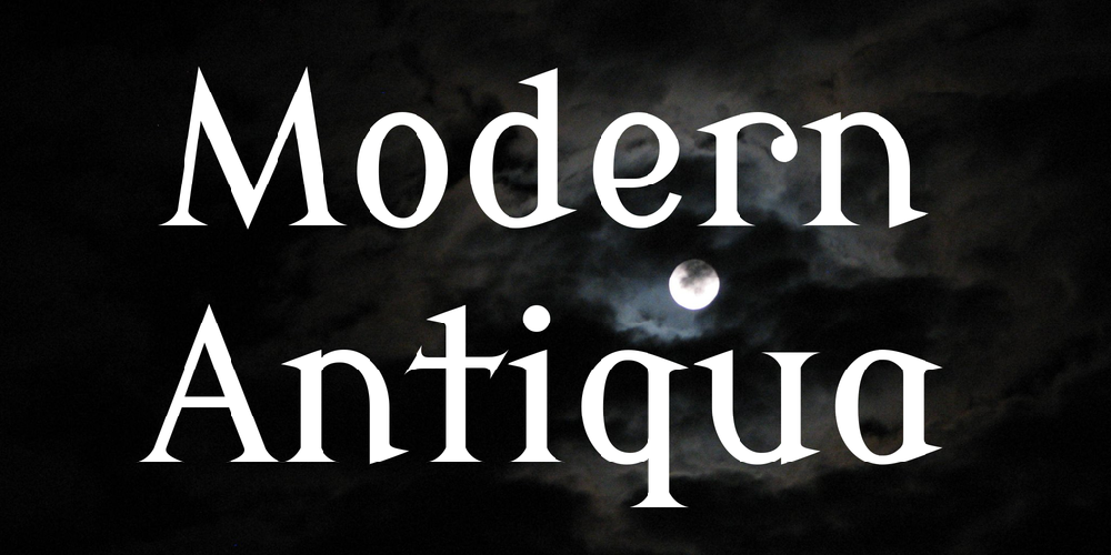 Download Modern Antiqua font | fontsme.com