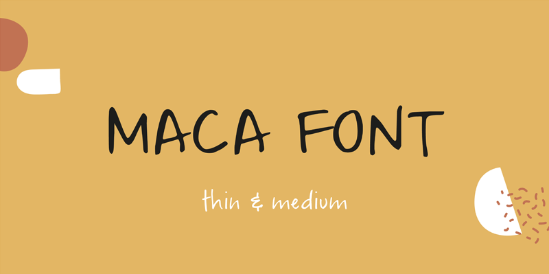 Download Maca font | fontsme.com
