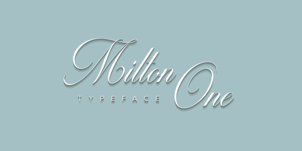 Download Milton One font | fontsme.com