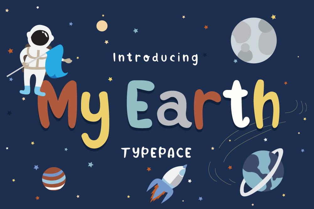 Download My Earth font | fontsme.com