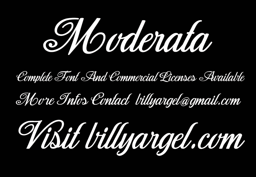 Download Moderata Personal Use font | fontsme.com
