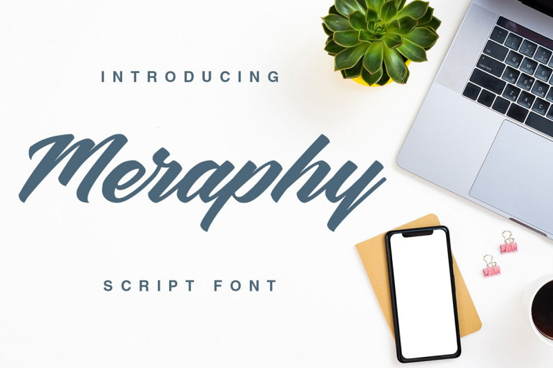 Download Meraphy font | fontsme.com