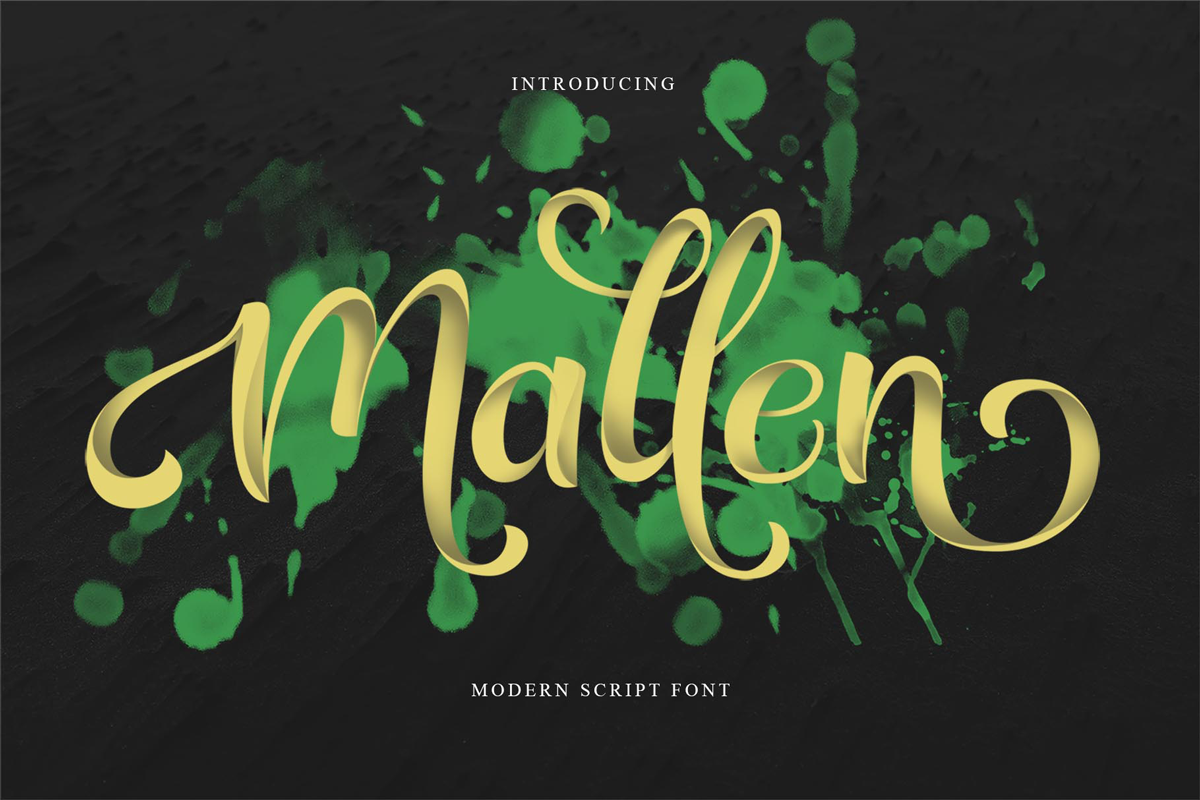Download Mallen font | fontsme.com