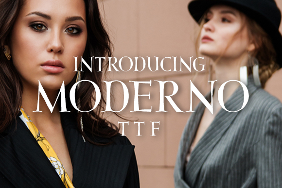 Download Moderno font | fontsme.com