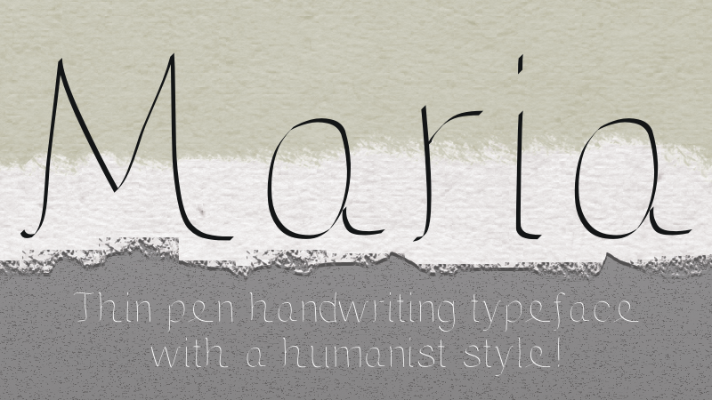Download Maria font | fontsme.com